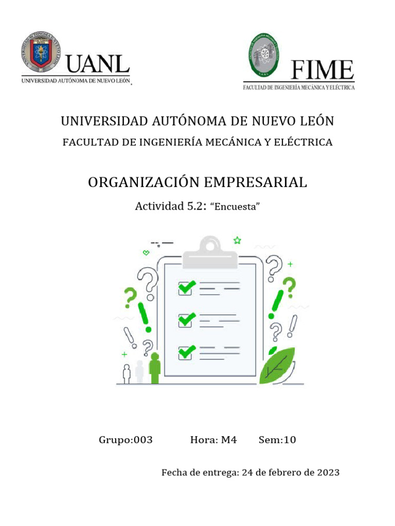 ACT5 2-Organizacion | PDF | Autoestima | Sicología