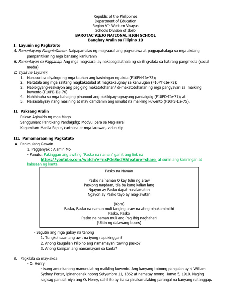 DLP Aginaldo NG Mga Mago | PDF