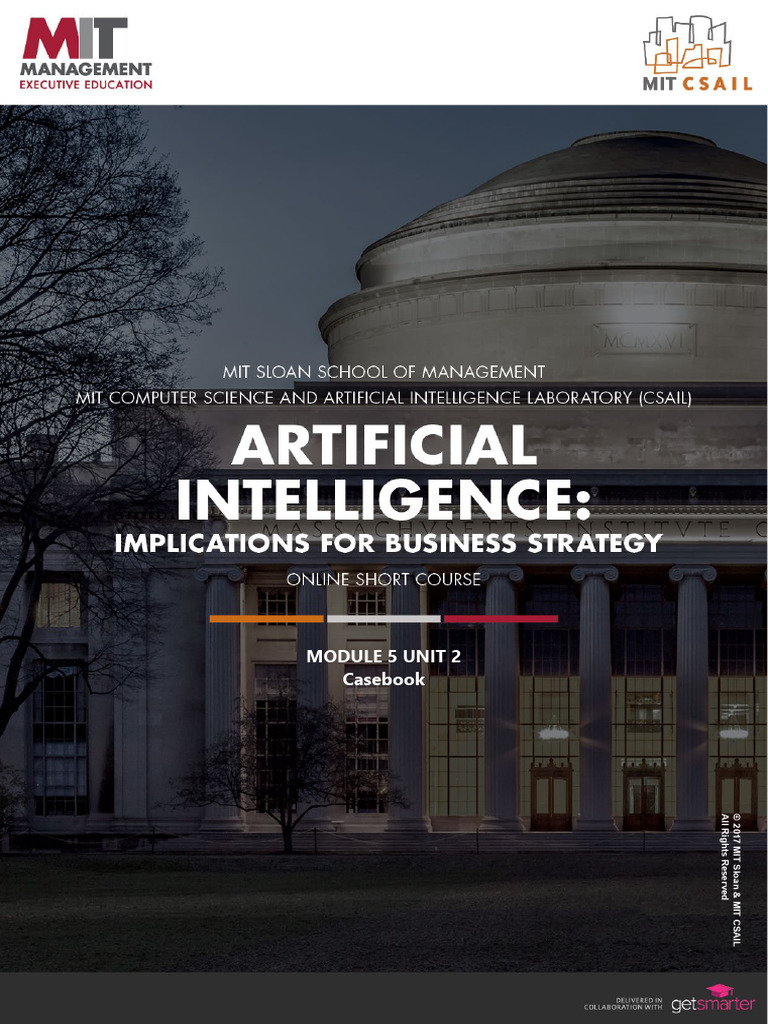MIT AI M5 U2 Casebook | PDF | Artificial Intelligence | Intelligence (AI) & Semantics