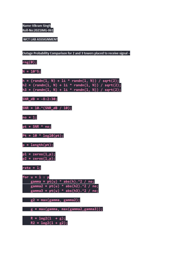 VIKRAM SINGH - WCT | PDF