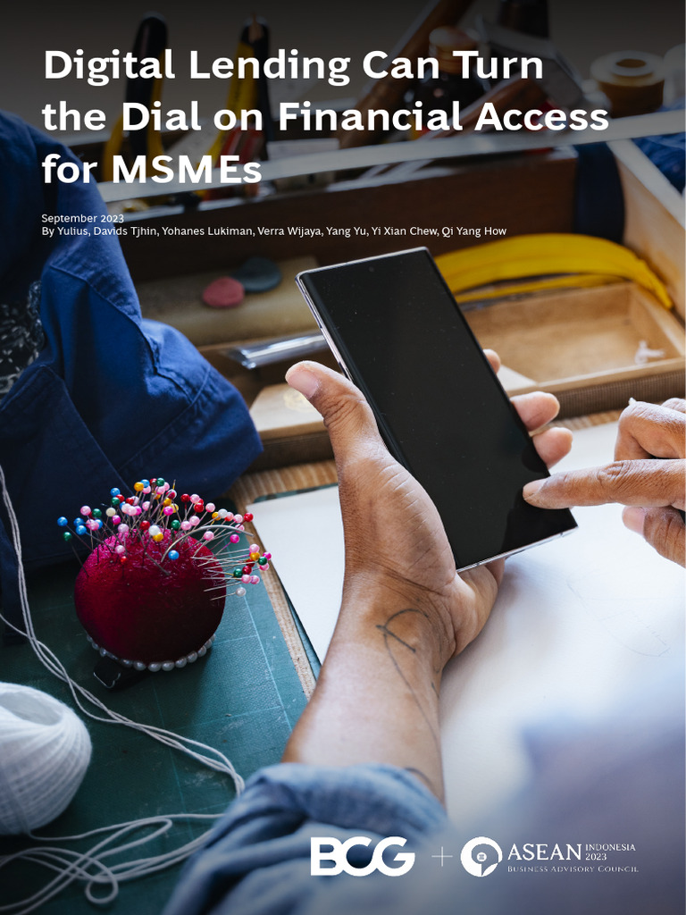 BCG Asean Digital Lending Can Turn The Dial On Financial Access For ...