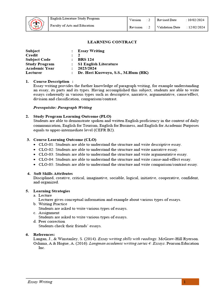 3 Essay Writing LC 2024 - Obe - Final | Download Free PDF | Essays ...