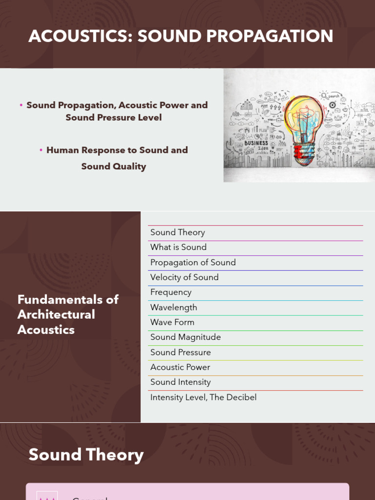 Module 3 Acoustics Sound Propagation | PDF | Sound | Waves
