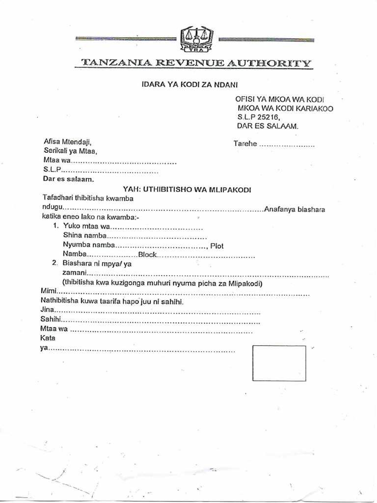 Tra Introduction Letter | PDF