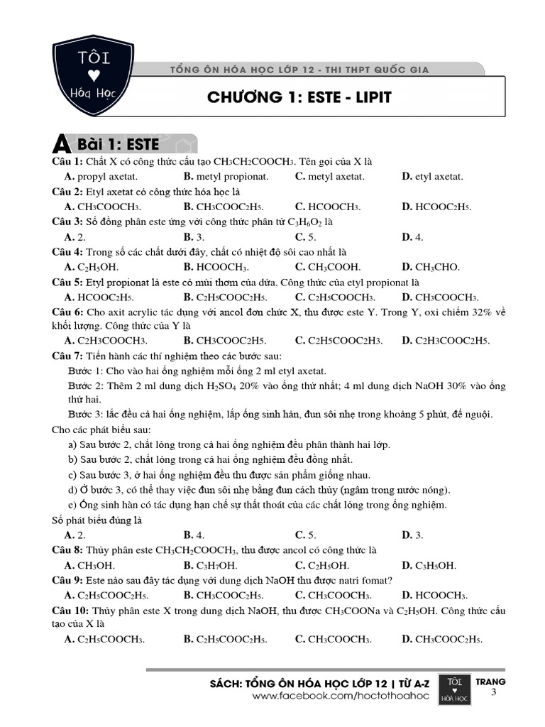 Chương 1 - Este Lipit | PDF