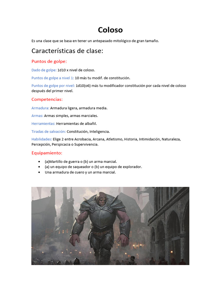Coloso (Nueva Clase Gigante ) | PDF | Herrero | Relámpago