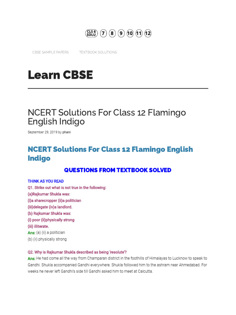 Indigo Notes | PDF | Mahatma Gandhi | British Raj