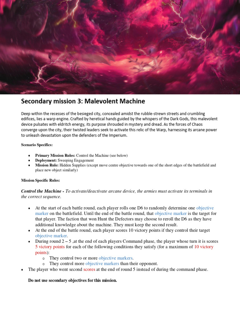 Mission Pack 2 | PDF