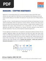 DBT Skills - Nightmare Protocol | PDF | Nightmare | Dialectical Behavior Therapy