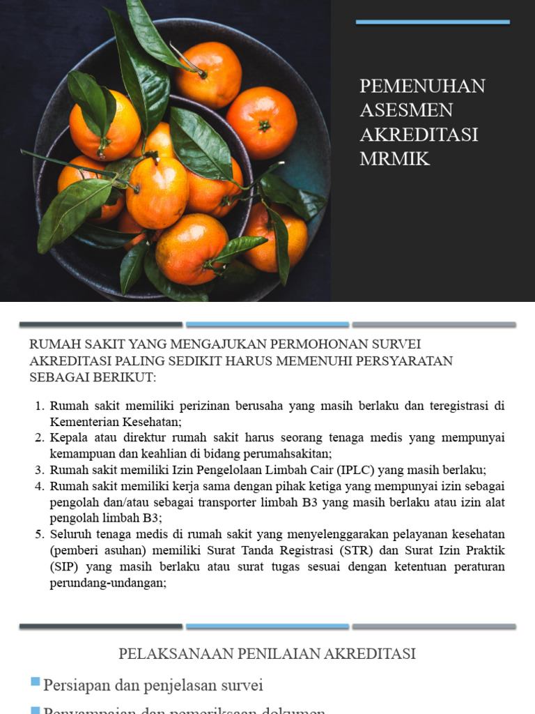 Pemenuhan Asesmen Akreditasi Mrmik | PDF