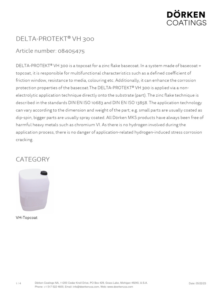 Delta-Protekt VH 300 | PDF | Corrosion | Coating