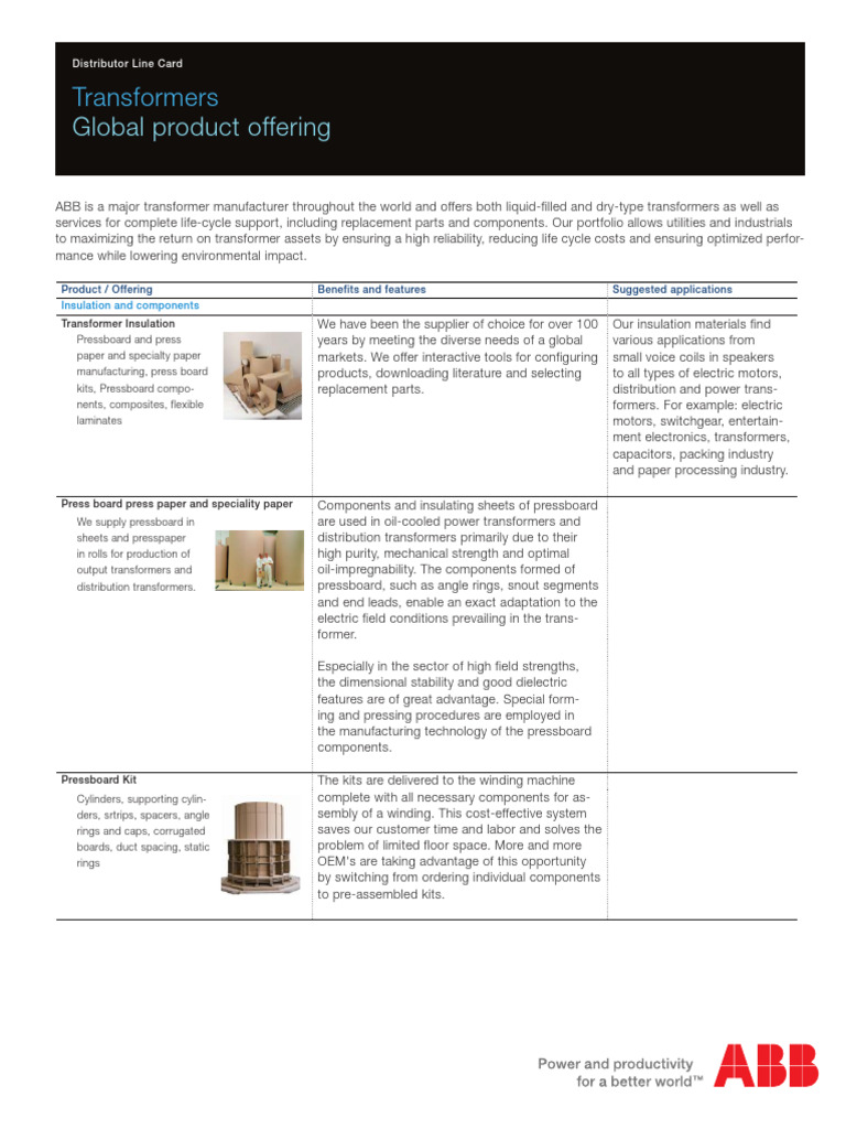 1 Abb | PDF | Electric Power Distribution | Transformer