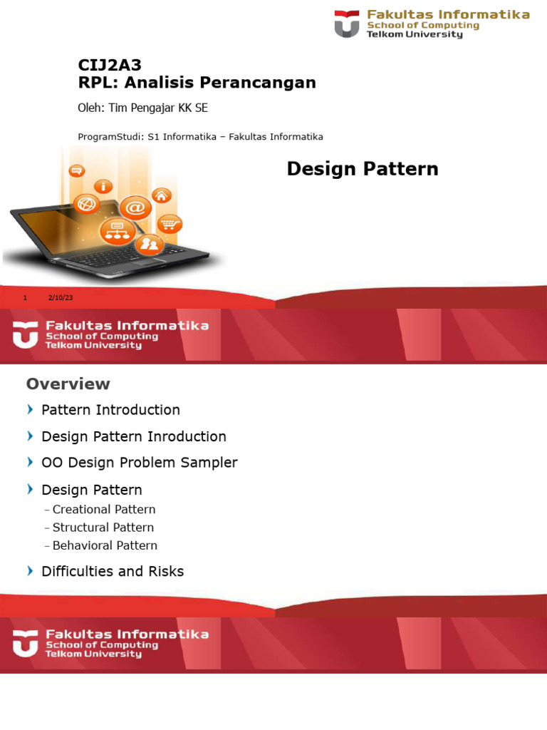 Materi 15. Design Pattern - compressed-SWD | PDF | Class (Computer Programming) | Inheritance ...