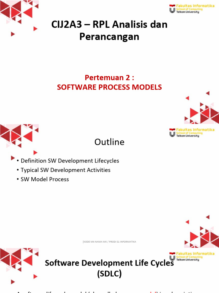 Materi 2 CIJ2A3 SW Model Process-Kode Dosen | PDF | Software ...