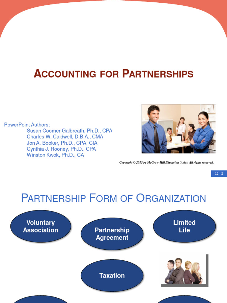 Accounting for partnership | PDF | Equity (Finance) | Partnership