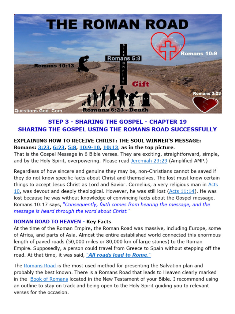 Sharing Using Romans Road | PDF | Epistle To The Romans | Jesus