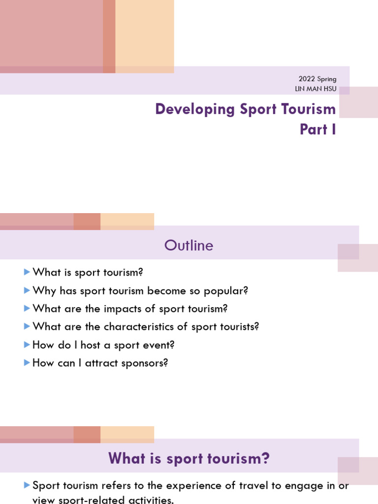 Developing Sport Tourism - Student | PDF | Tourism | Sports