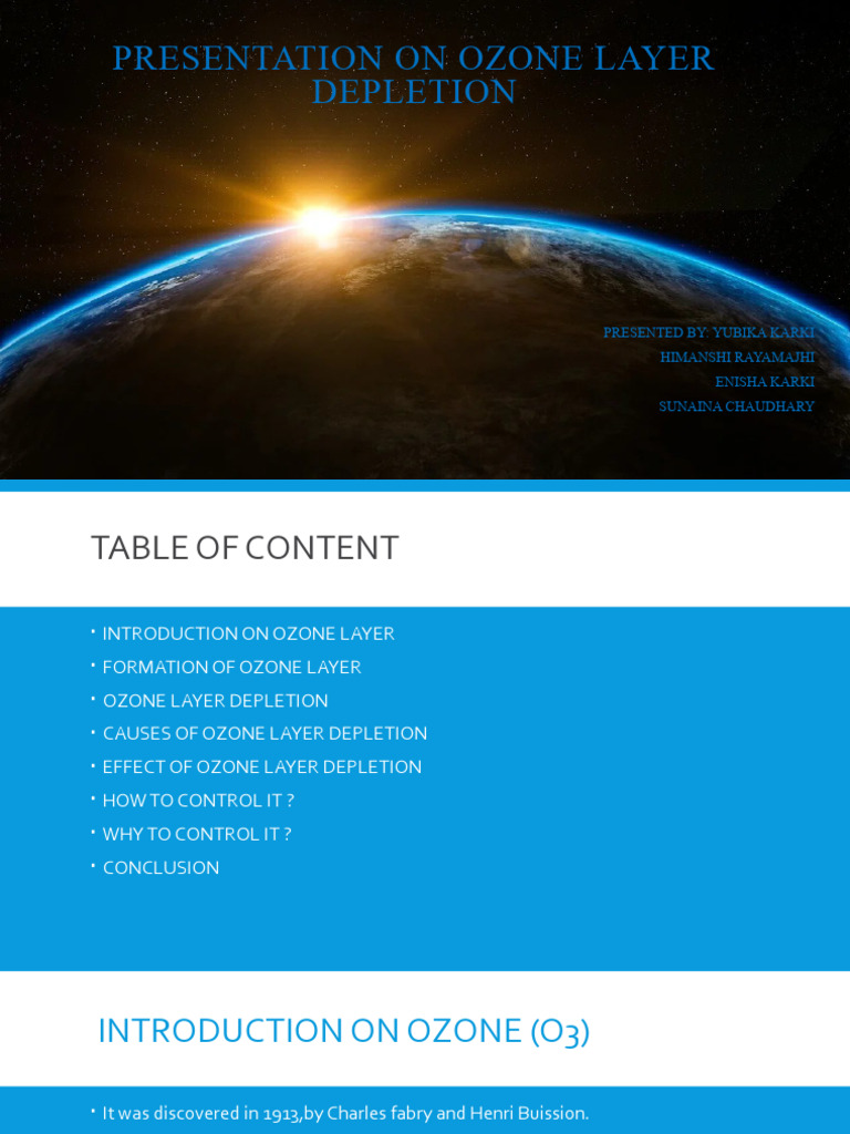 Ozone Layer Depletion by Ostwald | PDF | Ozone Depletion | Ultraviolet
