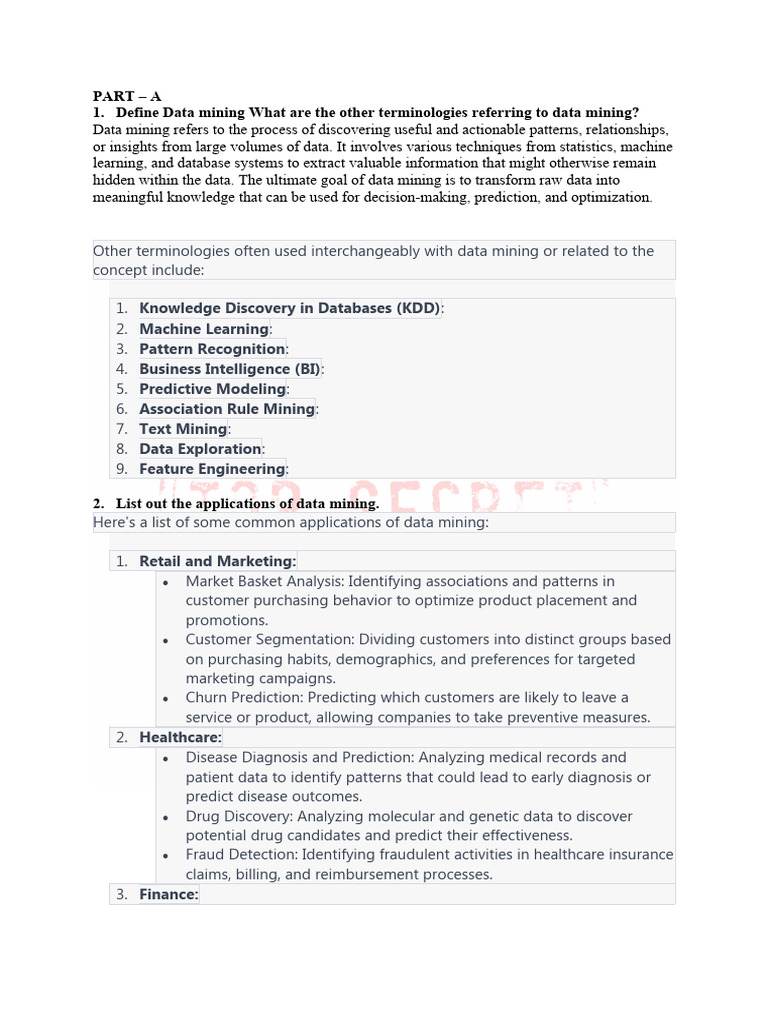 QB 2 Marker | PDF | Machine Learning | Statistical Classification