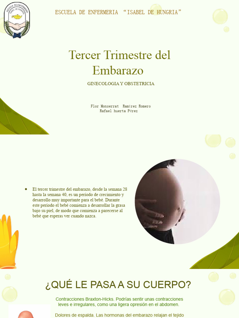 Tercer Trimestre Del Embarazo | Descargar gratis PDF | El embarazo | Acidez