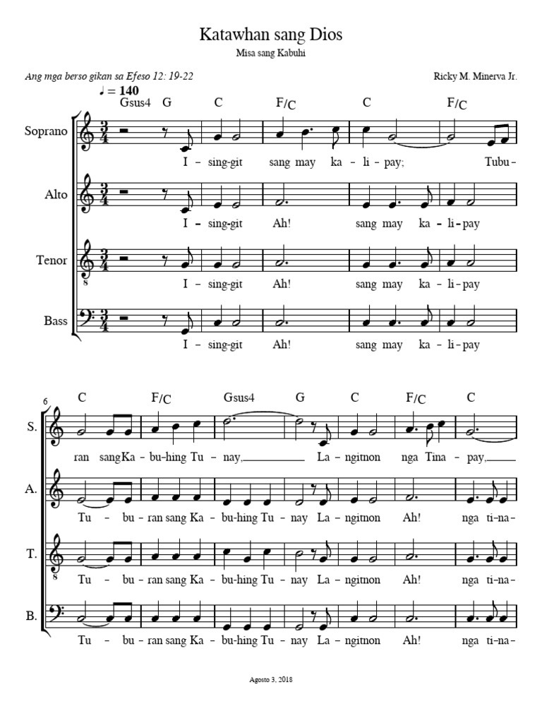 01 Katawhan Sang Diosmisa Sang Kabuhi | PDF