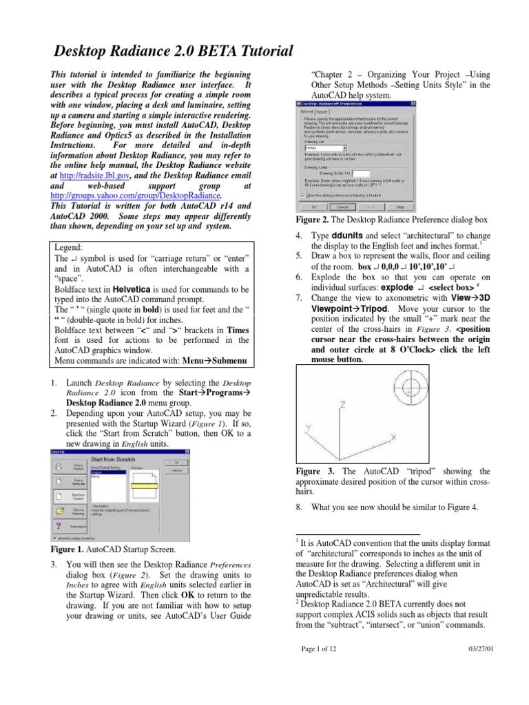 Desktop Radiance Tutorial | PDF | Rendering (Computer Graphics ...