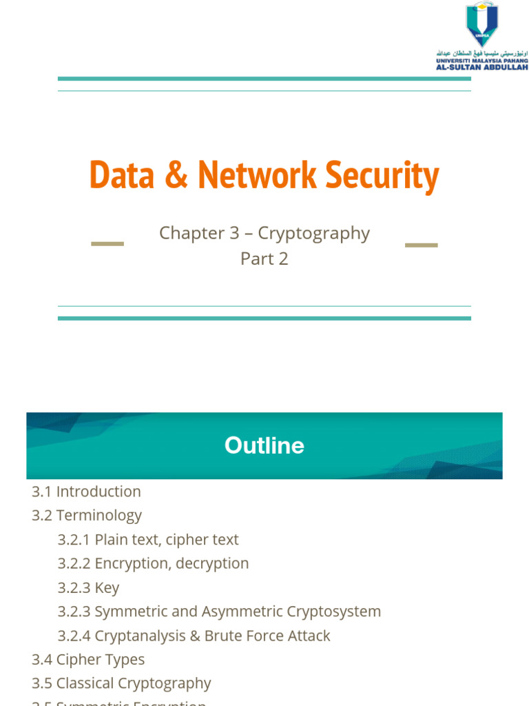 Chapter 3 - Cryptography part 2 | PDF | Public Key Cryptography ... Chapter 3 - Cryptography part 2 | PDF | Public Key Cryptography ...