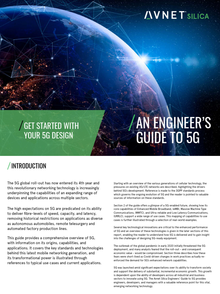 AVS Engineers Guide To 5G | PDF | 4 G | 3 G