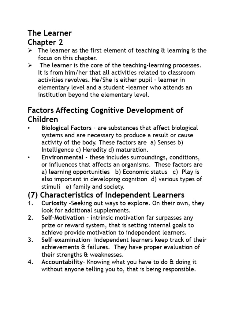 chapt2 | PDF | Learning Styles | Learning