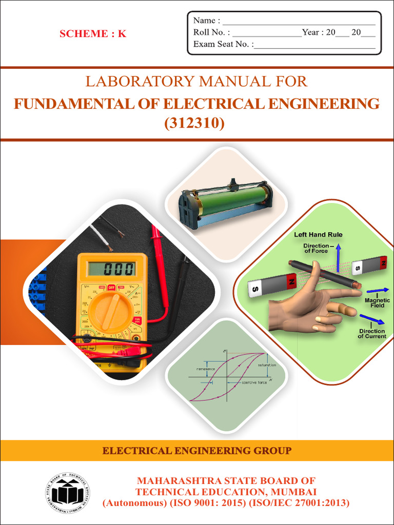 Electrical Engineering Lab Manual | PDF | Electromagnetic Induction | Inductance