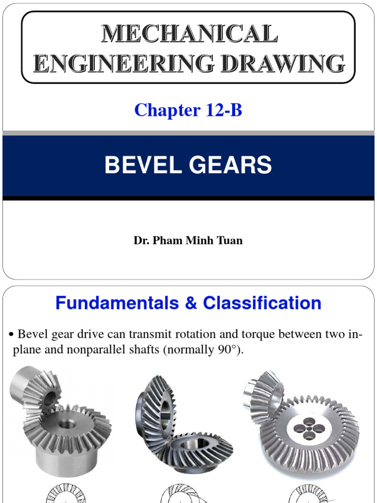 Chapter 12-B: Bevel Gears | PDF