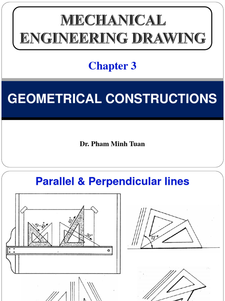 Geometrical Constructions: Dr. Pham Minh Tuan | PDF | Circle | Triangle