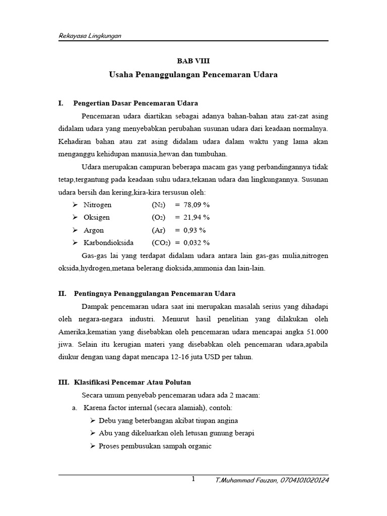 Ringkasan BAB VIII | PDF