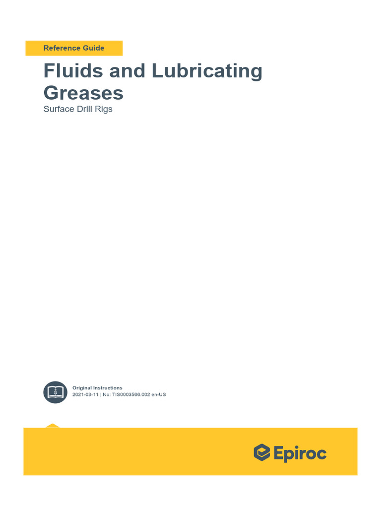 US Fluids and Lubricating Greases - Reference Guide | PDF | Lubricant ...