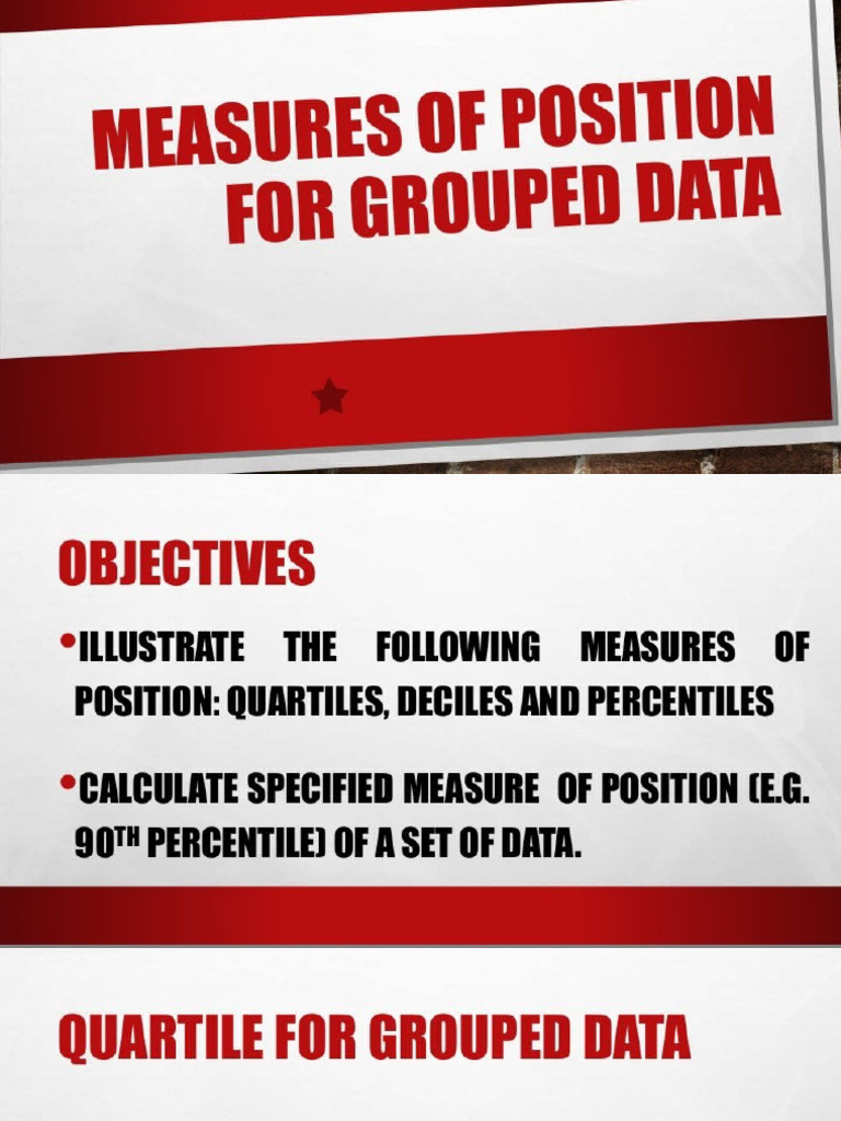 Quartile Grouped Data | PDF