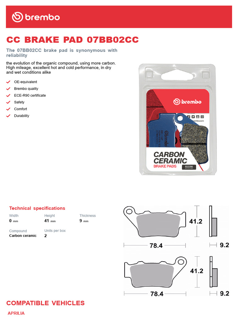Brembo_07BB02CC | PDF | Motorcycling