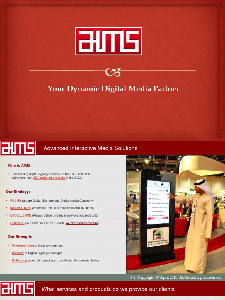 AIMS Company Profile | PDF | Mass Media | Computing