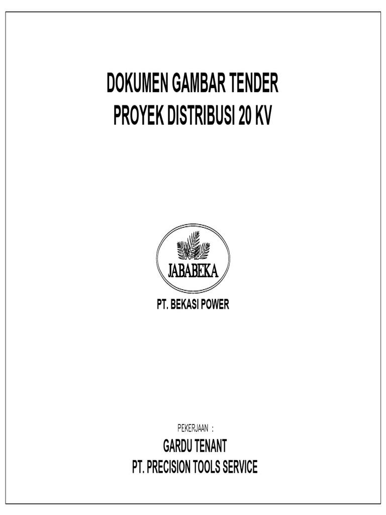 Drawing Gardu Pelanggan PT - Precision Tools Service Indonesia (PTS) R1 ...