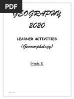 Geography Grade 11 Revision Term 2 - 2021 | PDF | Landscape | Geomorphology