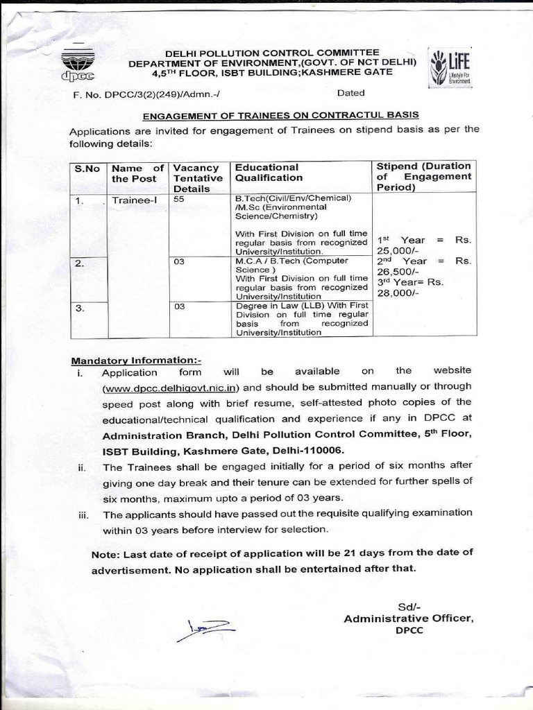 Legal Trainee DPCC | PDF