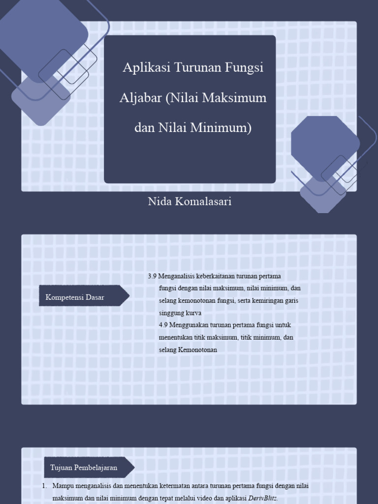 Nilai Maksimum Dan Nilai Minimum | PDF