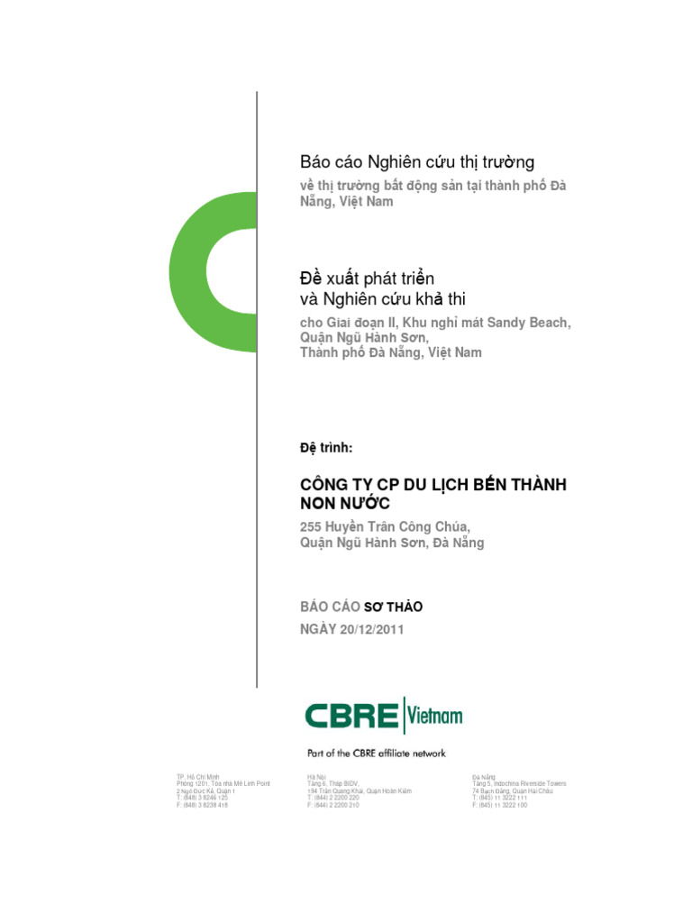 CBRE Draft BenThanhNonNuoc | PDF