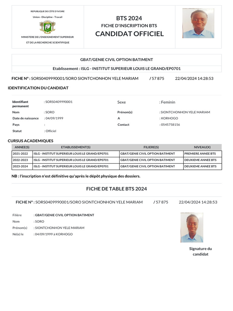 Imprimer Fiche | PDF | Niveaux d'enseignement | Qualifications