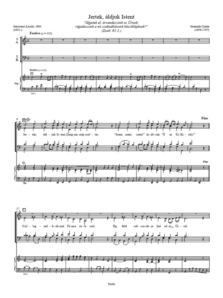 Jertek Aldjuk Istent Jeremiah Clarke | PDF