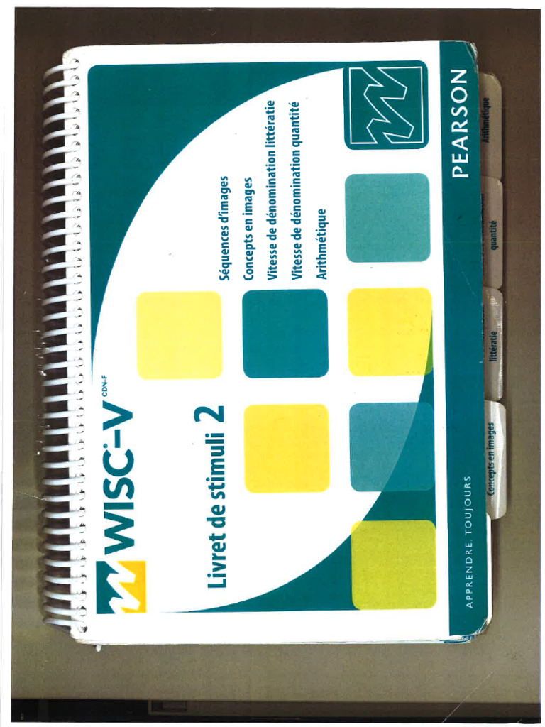 WISC V 2 1 Séquences Dimages | PDF