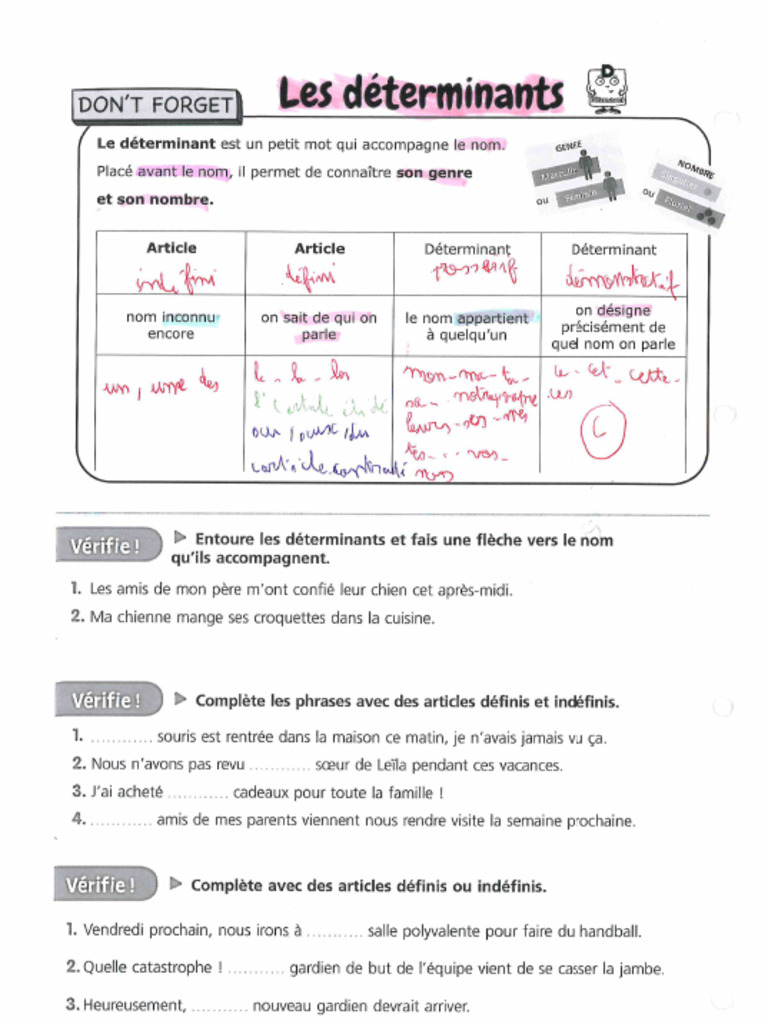 Leçon Déterminant | PDF