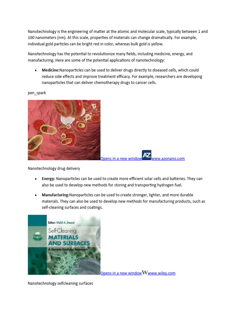 Nanotechnology Pdf