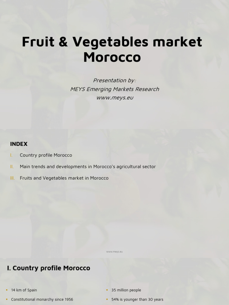 2018 Export Fruits Rouges | PDF | Morocco | International Trade