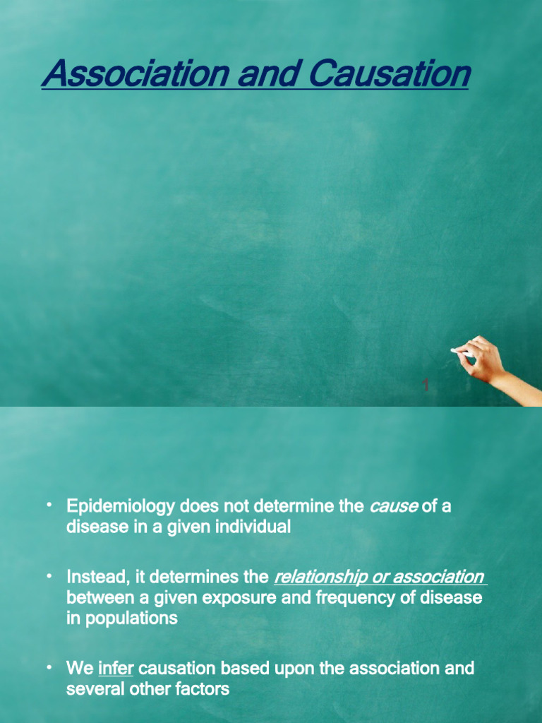 Association and Causation | PDF | Confounding | Causality