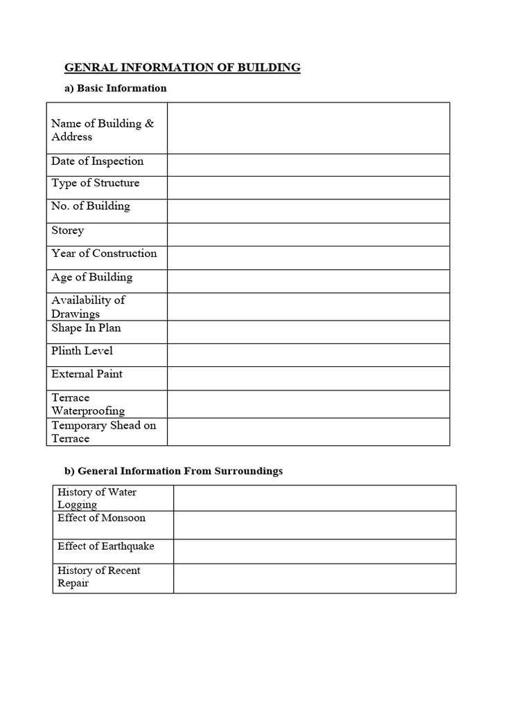 Audit General Info Template | PDF